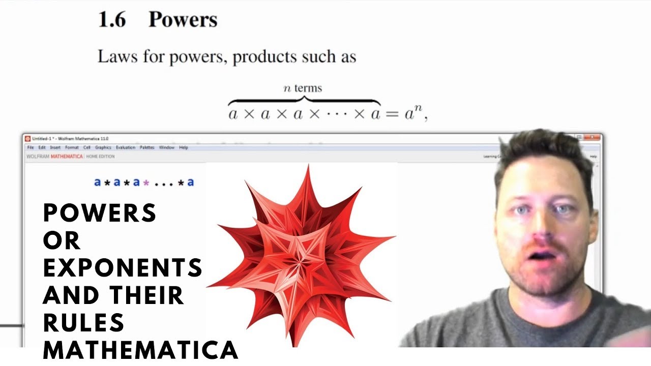 Mathematica Tutorial 50 - Powers or Exponents and their Rules