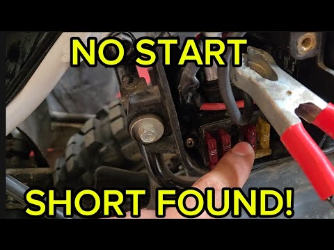 XR650L Blowing Fuse No start Found Short