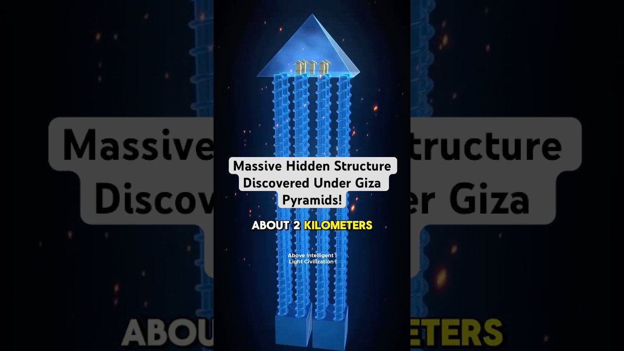 Massive Hidden Structure Discovered Under Giza Pyramids!