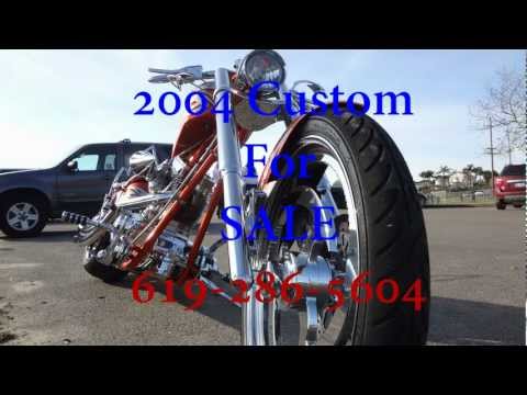 Custom chopper motorcycle for sale