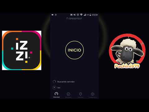 Internet de IZZI prueba de velocidad en paquete a 10MB