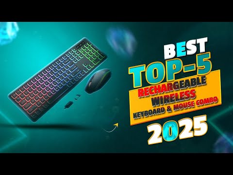 Top 5 Best Rechargeable Wireless Keyboard & Mouse Combo 2025