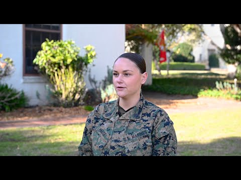 2024 Fall Graduate Profile - Gunnery Sgt. Alyssa Falge, U.S. Marine Corps