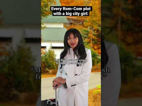 Every Rom-Com plot with a big city girl π #romcom #comedyvideo #parody