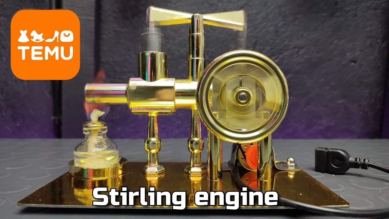 Testing Stirling engine from TEMU