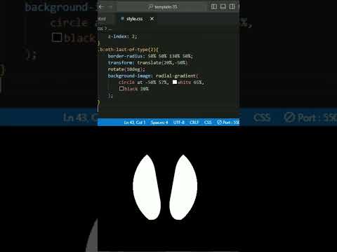 Create Apple Logo HTML CSS #shorts #tiktok #capcut #tik_tok #logo #KingOfPrograming #art #apple