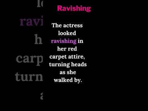 Synonyms for Gorgeous #synonyms #vocabulary