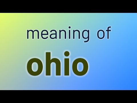 Ohio - 42 English Vocabulary Flashcards