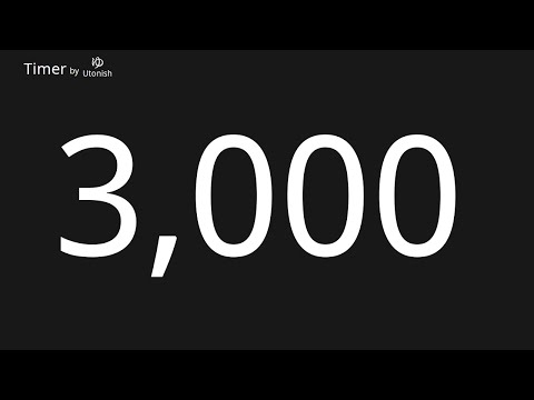 3000 Second Countdown Timer