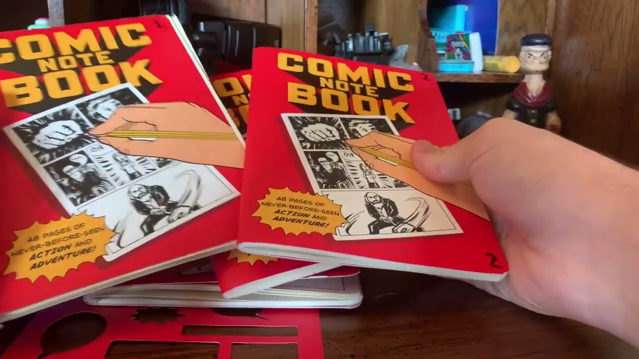 Using Blank Comic Books to Make a Graphic Novel