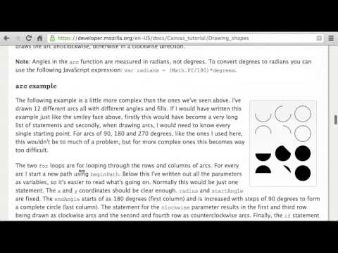 HTML5 Canvas Element Tutorial