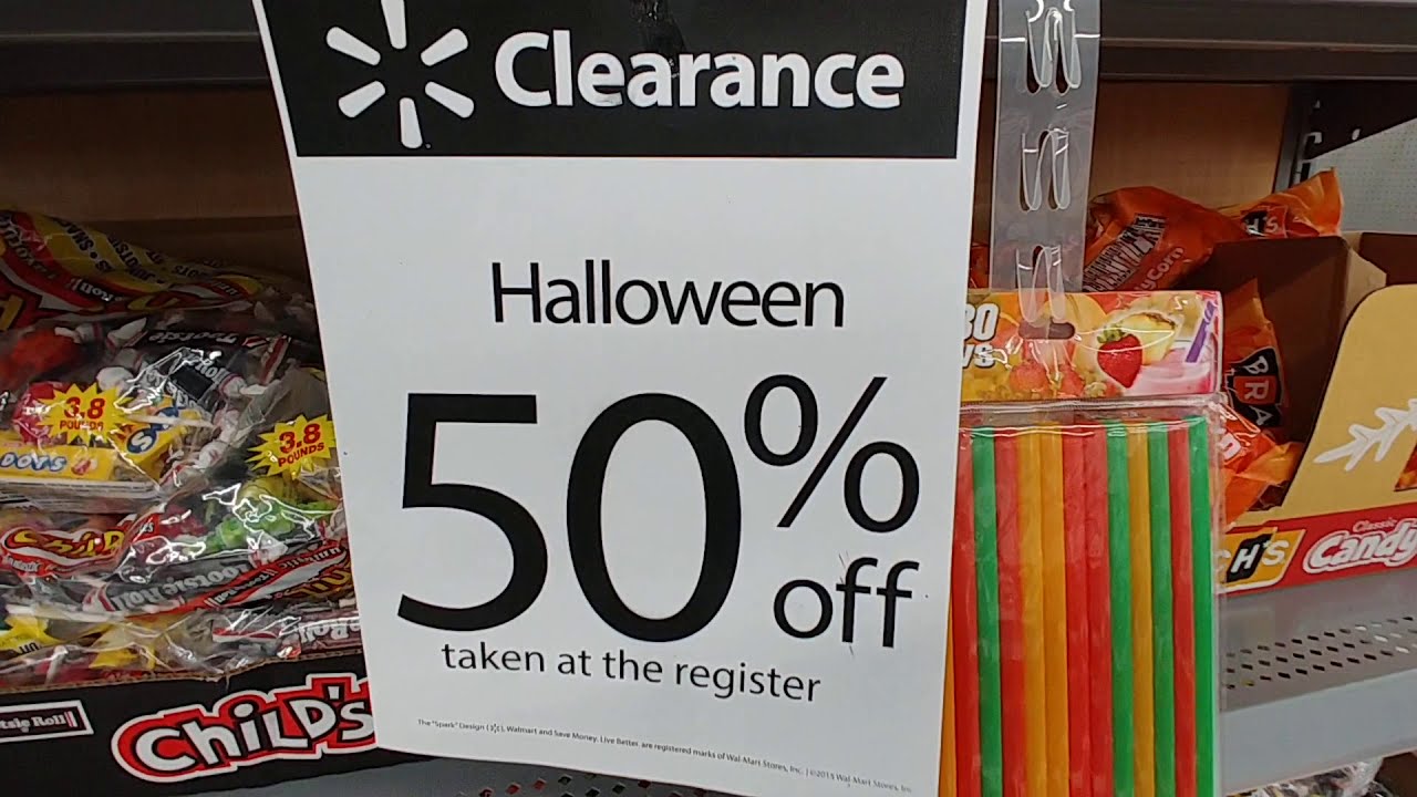 50% Off Halloween At Walmart - Nov 2, 2019