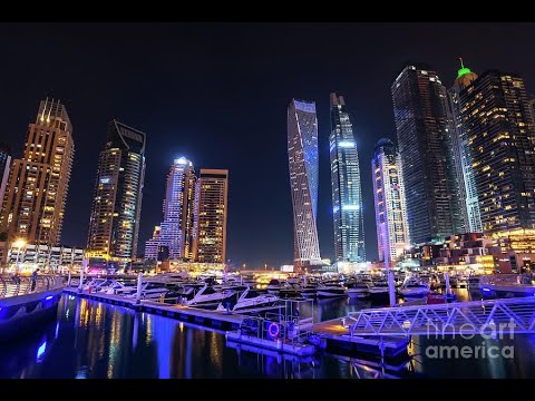 RTA Waterbus-Dubai, Marina Mall to Marina Walk, 2x-Hyperlapse