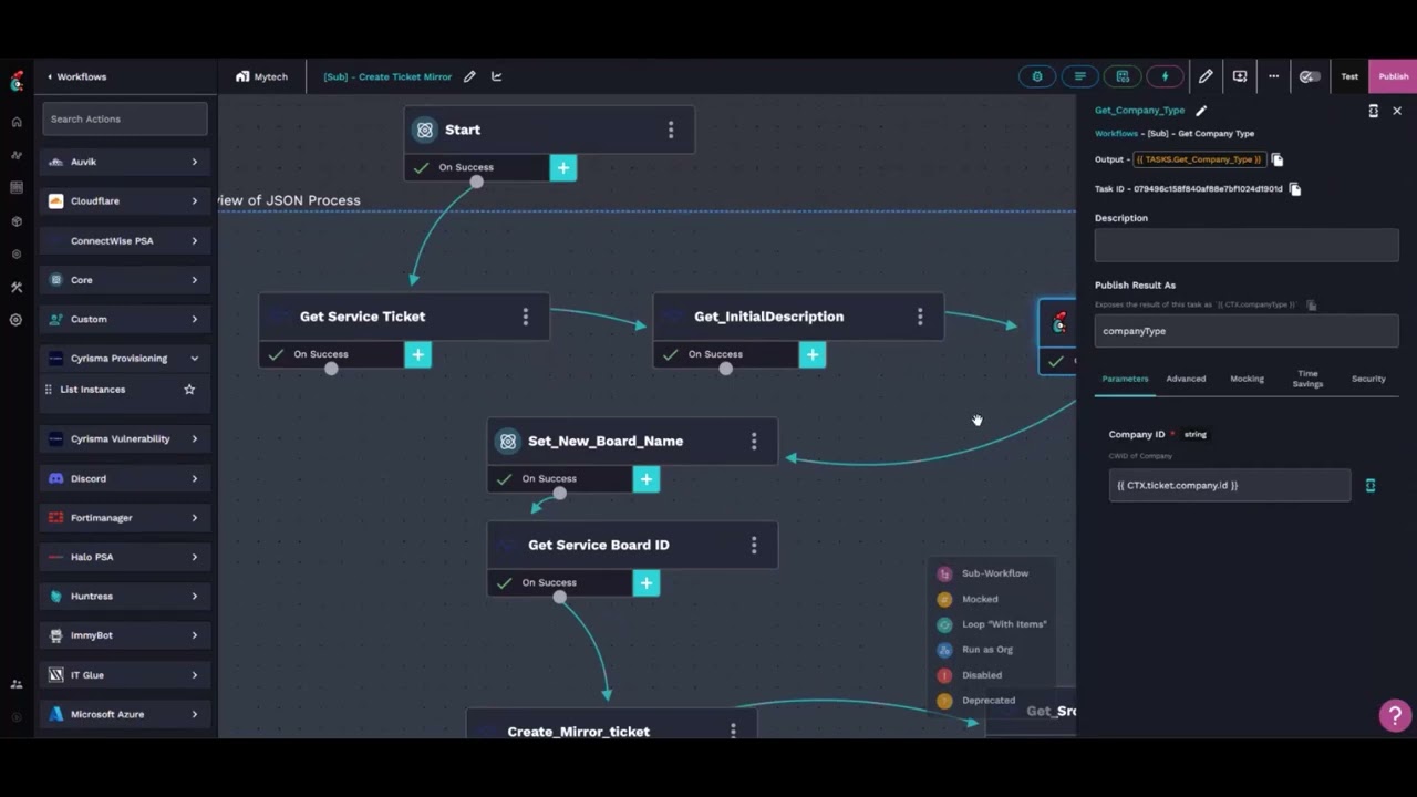 Mirroring tickets across boards in ConnectWise - Rewst