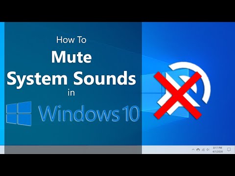 How to Turn Off System Sounds in Windows 10