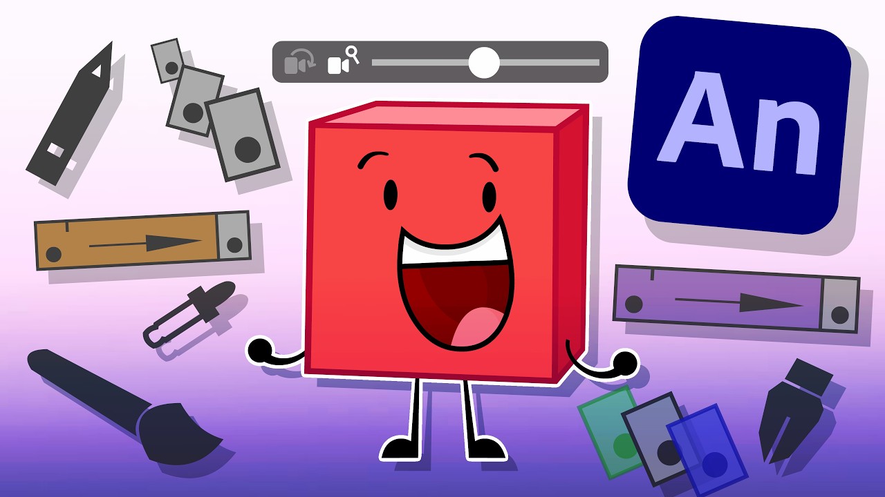 Blocky Learns Adobe Animate