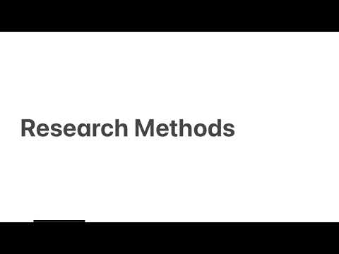 What is a research method?