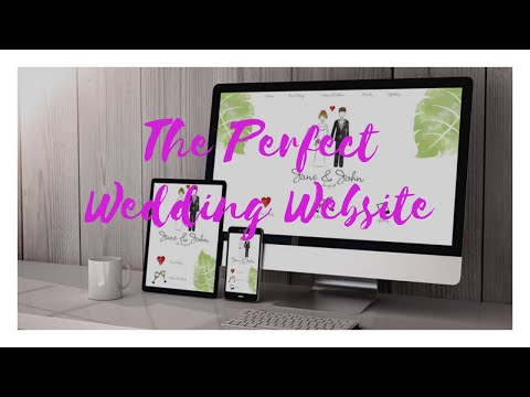 How to Make Your Own Wedding Website