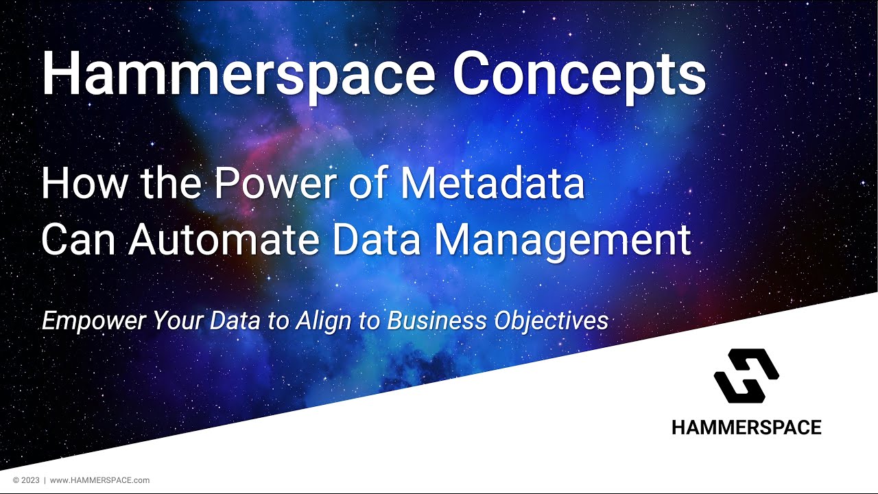 Automating Data Management With Metadata