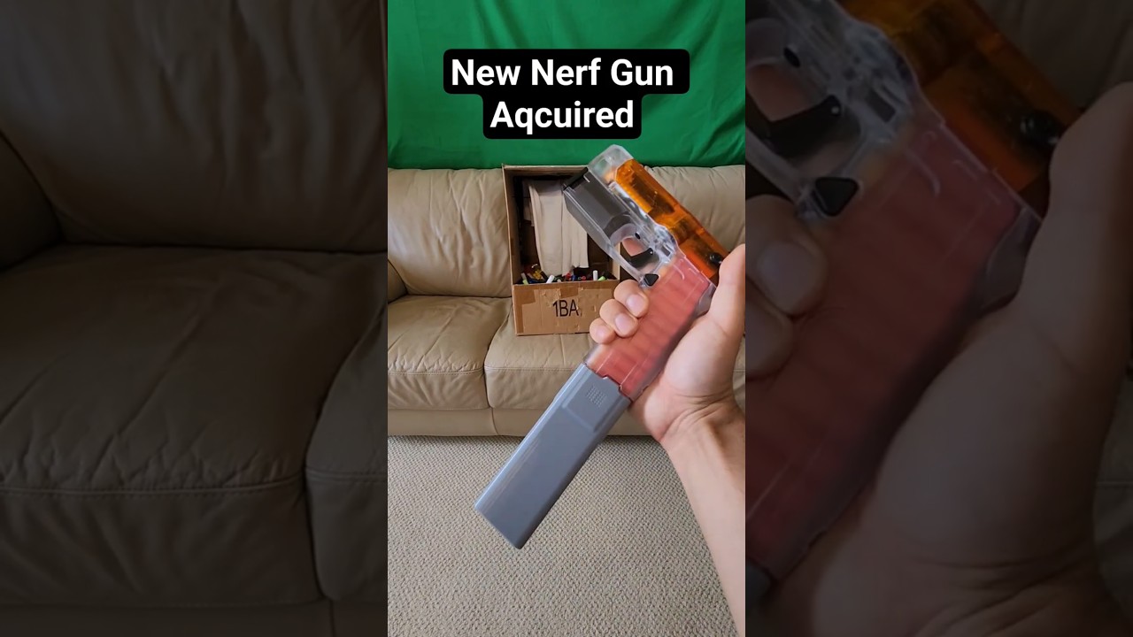 Super Compact Full auto Nerf Pistol