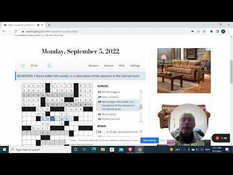 LA Times Crossword: 9-5-22