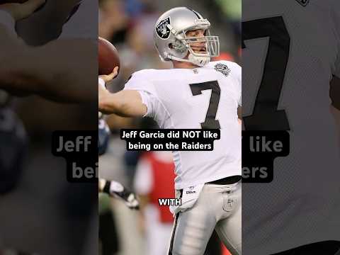 Jeff Garcia talks about what it was really like to be an Oakland Raider in the full interview