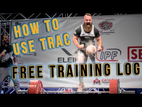 How to Use TRAC | Free Powerlifting Training Log