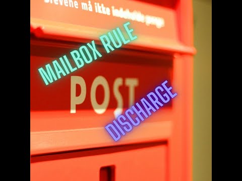 Mailbox Rule, Discharge Liability, Accord and Satisfaction (for example)  USPS Trademark