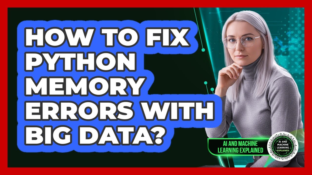 How To Fix Python Memory Errors With Big Data? - AI and Machine Learning Explained