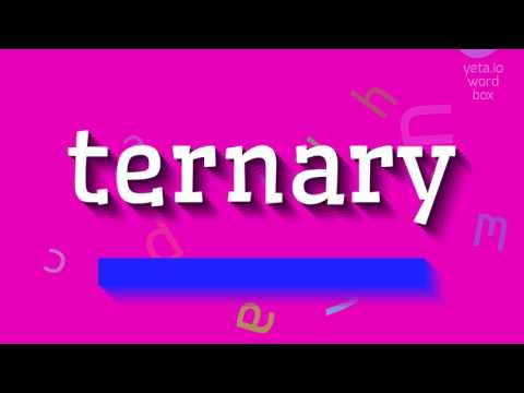 How to say "ternary"! (High Quality Voices)