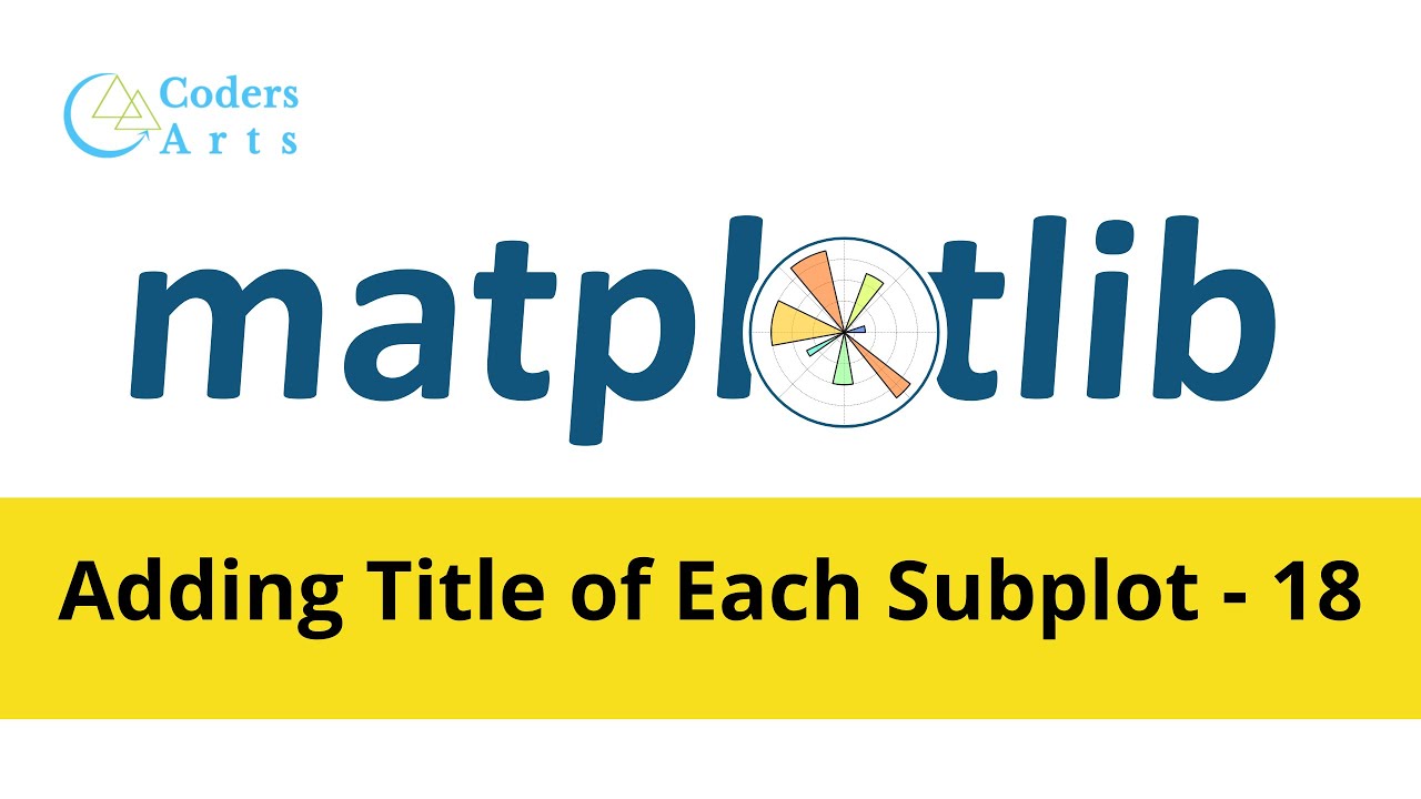 Adding Title Of Two Subplot in Matplotlib Python - 18 | Matplotlib Tutorial