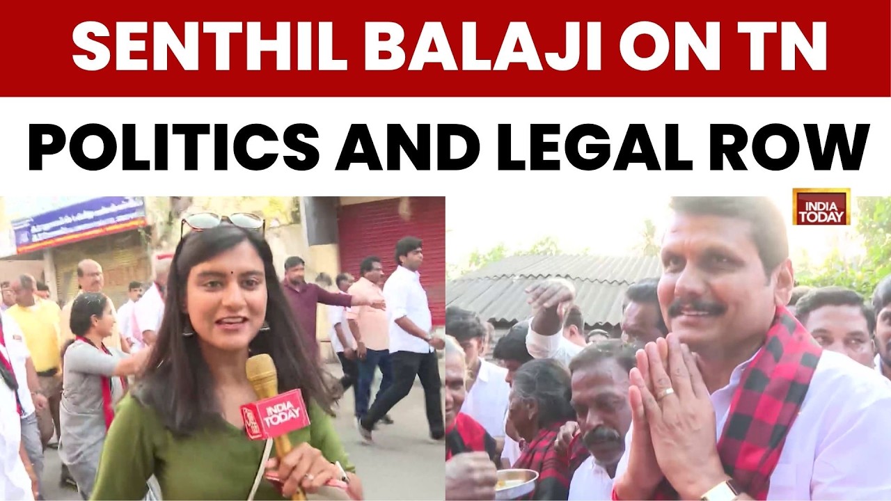 Tamil Nadu Elections 2026: DMK’s Senthil Balaji Speaks on Corruption Allegations | India Today