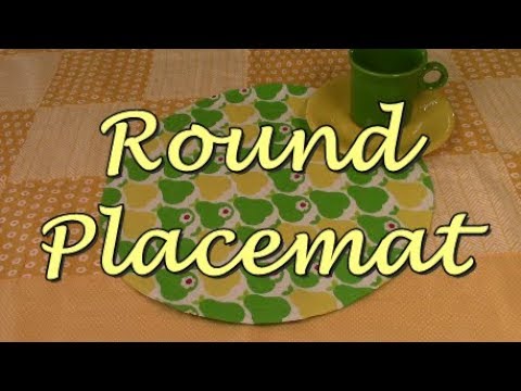 Easy Round Placemat