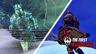 Skyrim SE - MODDED GAMEPLAY -The First Dragonslayer -BOSS BATTLE- at ...
