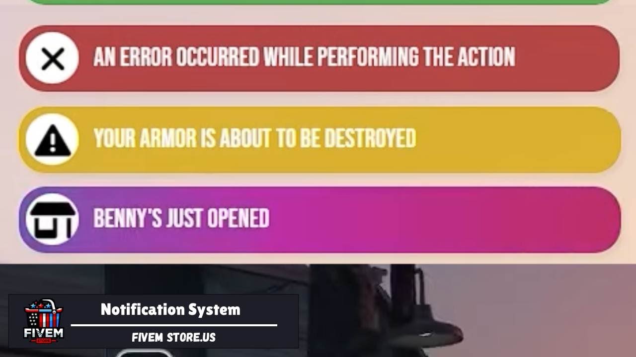 FiveM Notification System #fivem #notification #script