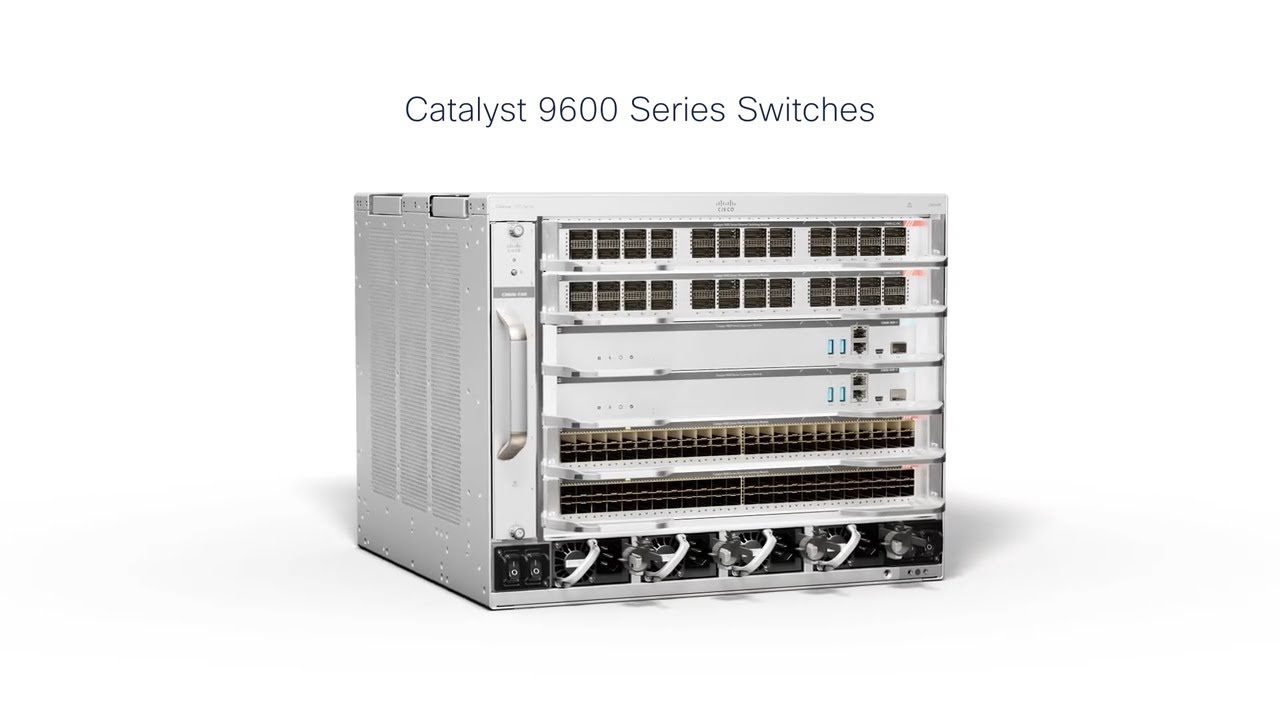 Cisco Catalyst 9600 Series: High-Performance Modular Core Switches for Enterprises