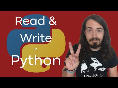 Write and read a text file in #python