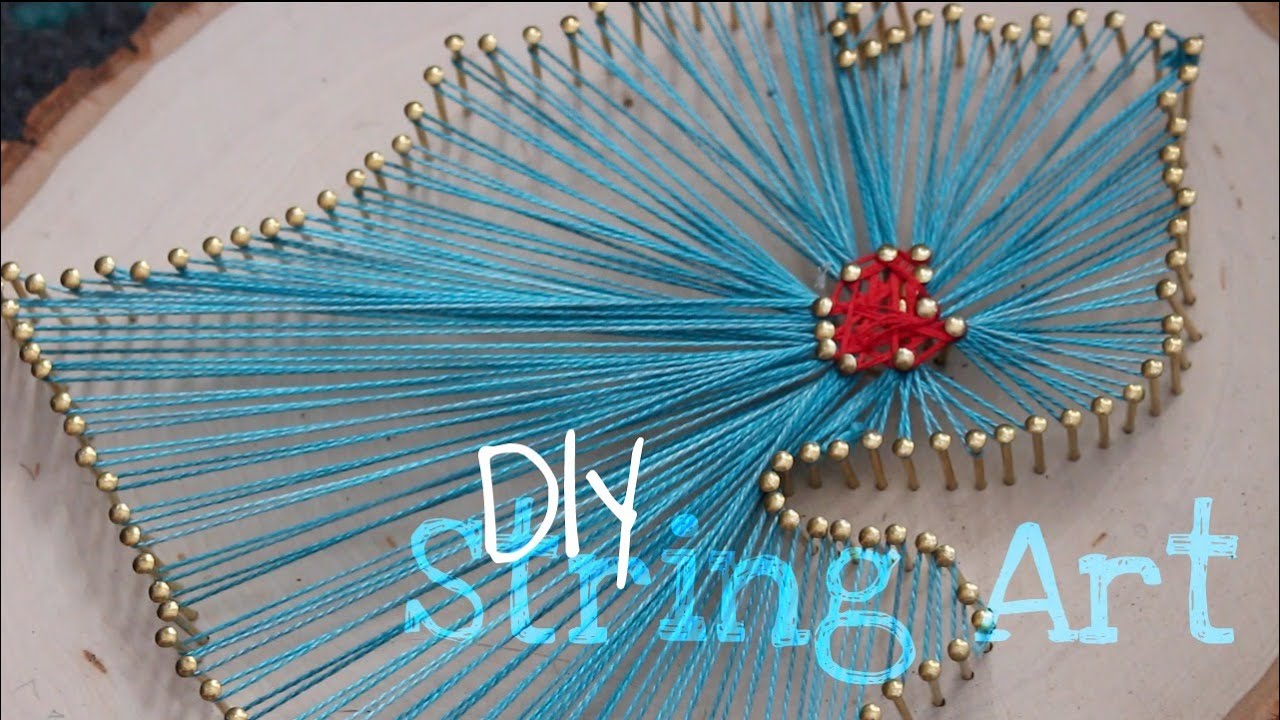 DIY | Easy State Outline String Art Tutorial