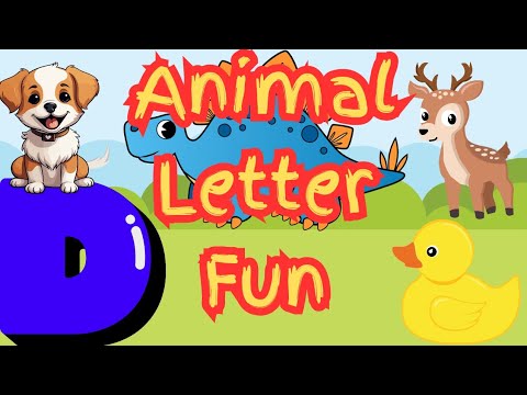 Learn the Letter D with Fun Animals | Dog, Dolphin, Dinosaur & More | Educational ABC Video for Kids