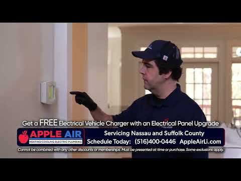 Call Apple Air-Long Island's Heating, Cooling & Electrical Pros!