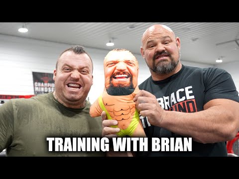 Watch Eddie Hall Go Beast Mode on Brian Shaw's Home Gym
