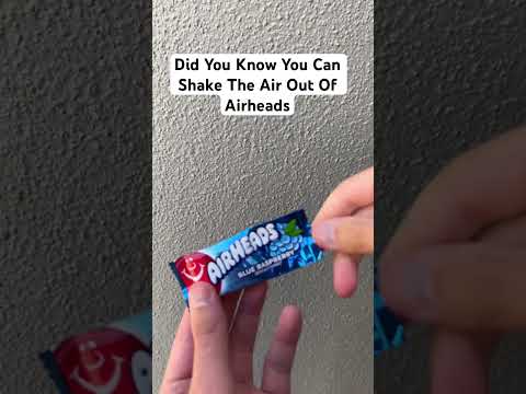 Did You Know You Can Shake The Air Out Of Airheads #Shorts