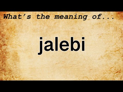 Jalebi Meaning : Definition of Jalebi