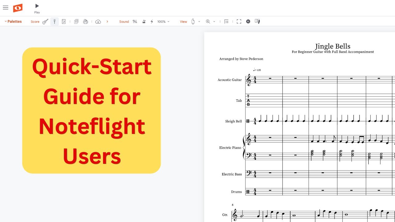 Quick Start Guide for Using Noteflight for Playback