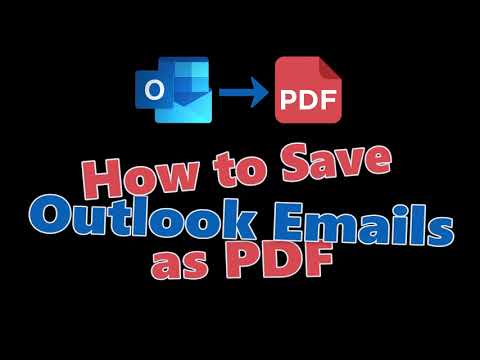 How to Save Outlook Emails as PDF: Quick & Easy Guide (Desktop & Web)