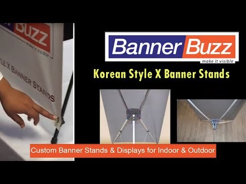 Custom Banner Stands & Displays for Indoor & Outdoor