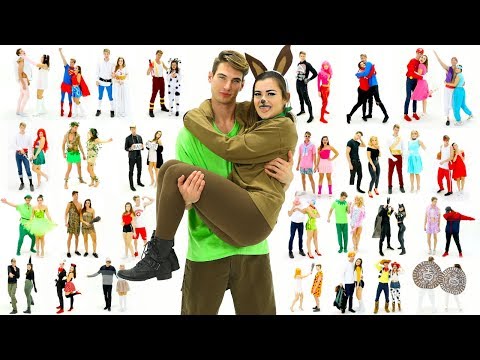 30 Last-Minute COUPLE Halloween Costume Ideas! DIY Costumes! | CloeCouture