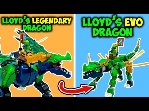 I Built LEGO Ninjago EVO Dragons for EVERY Ninja!