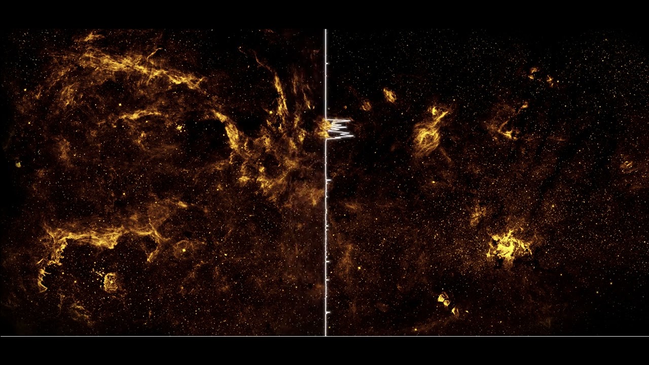 the center of the milky way Galaxy optical data sonification