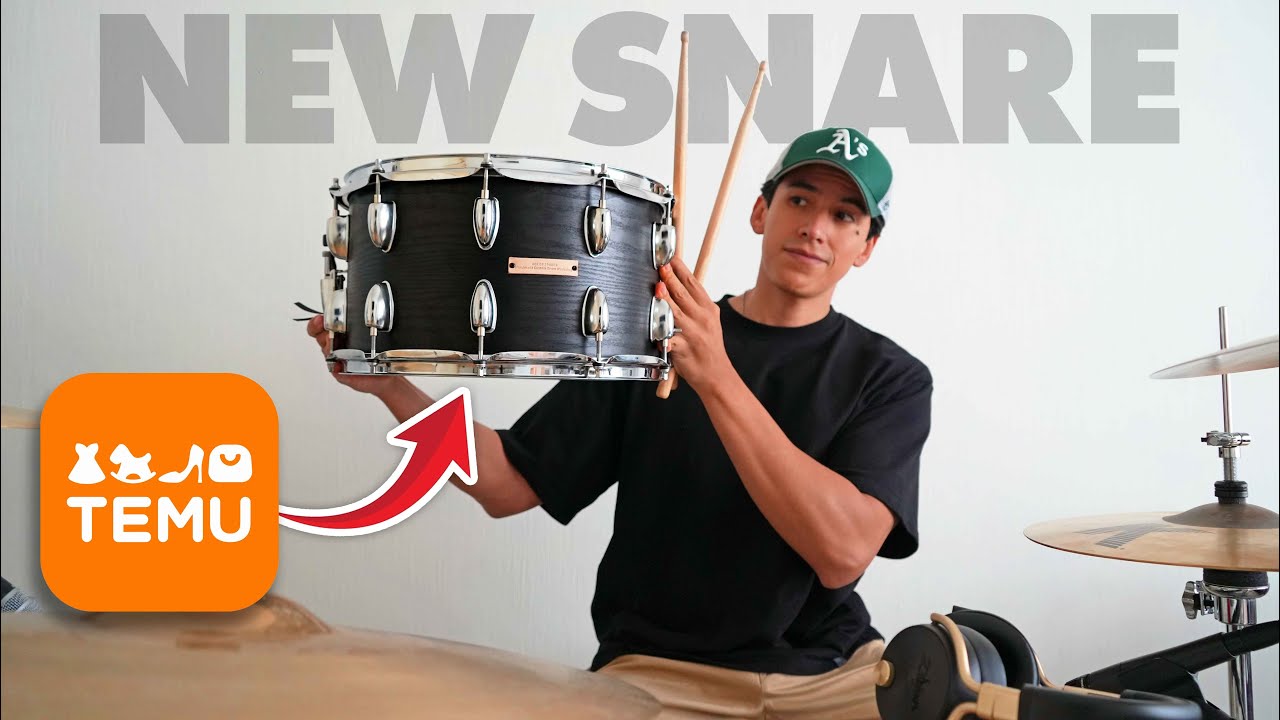 I bought a CHEAP snare drum on TEMU…and it’s not that bad! 